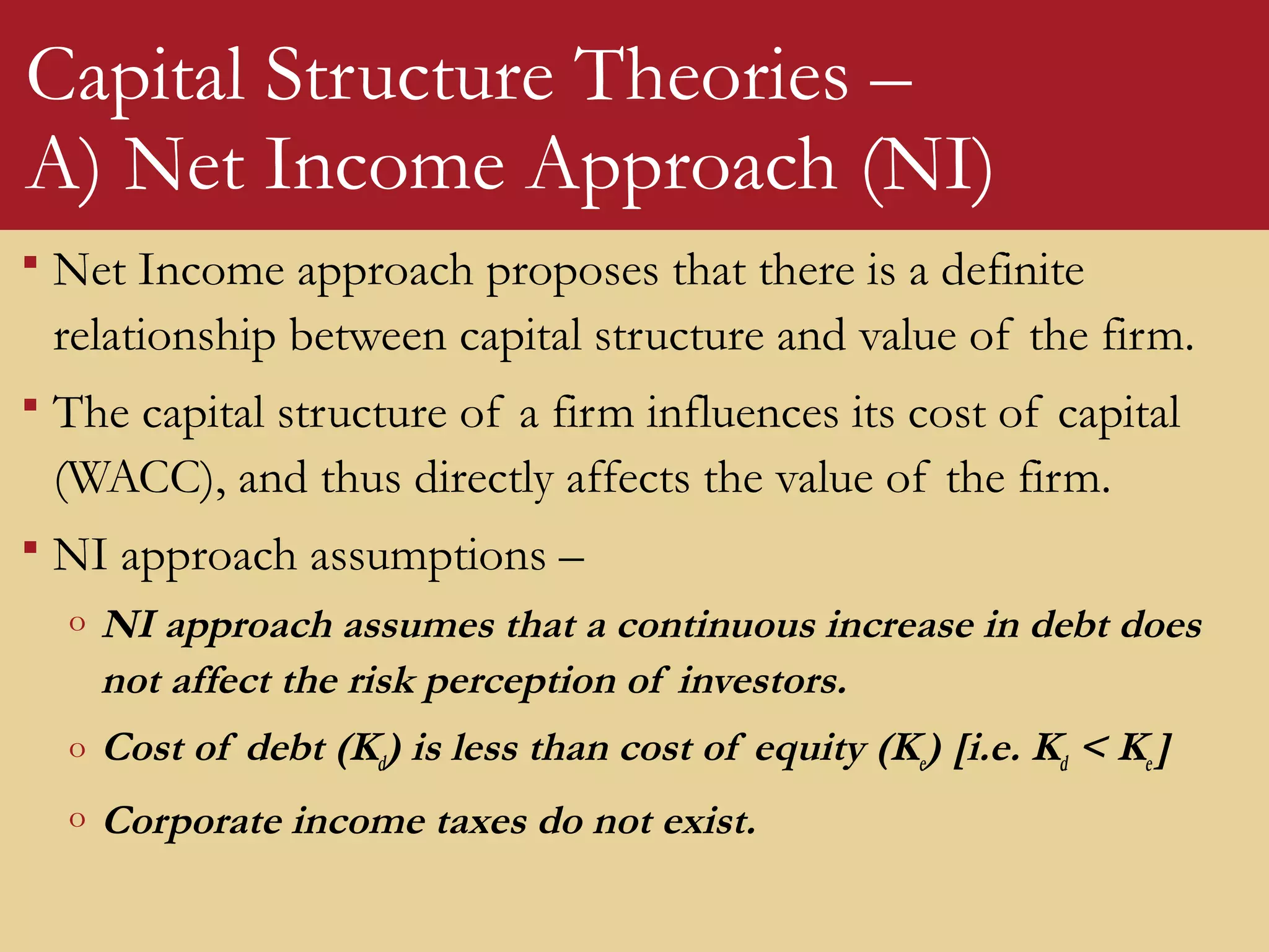 Capital Structure Theories | PPT