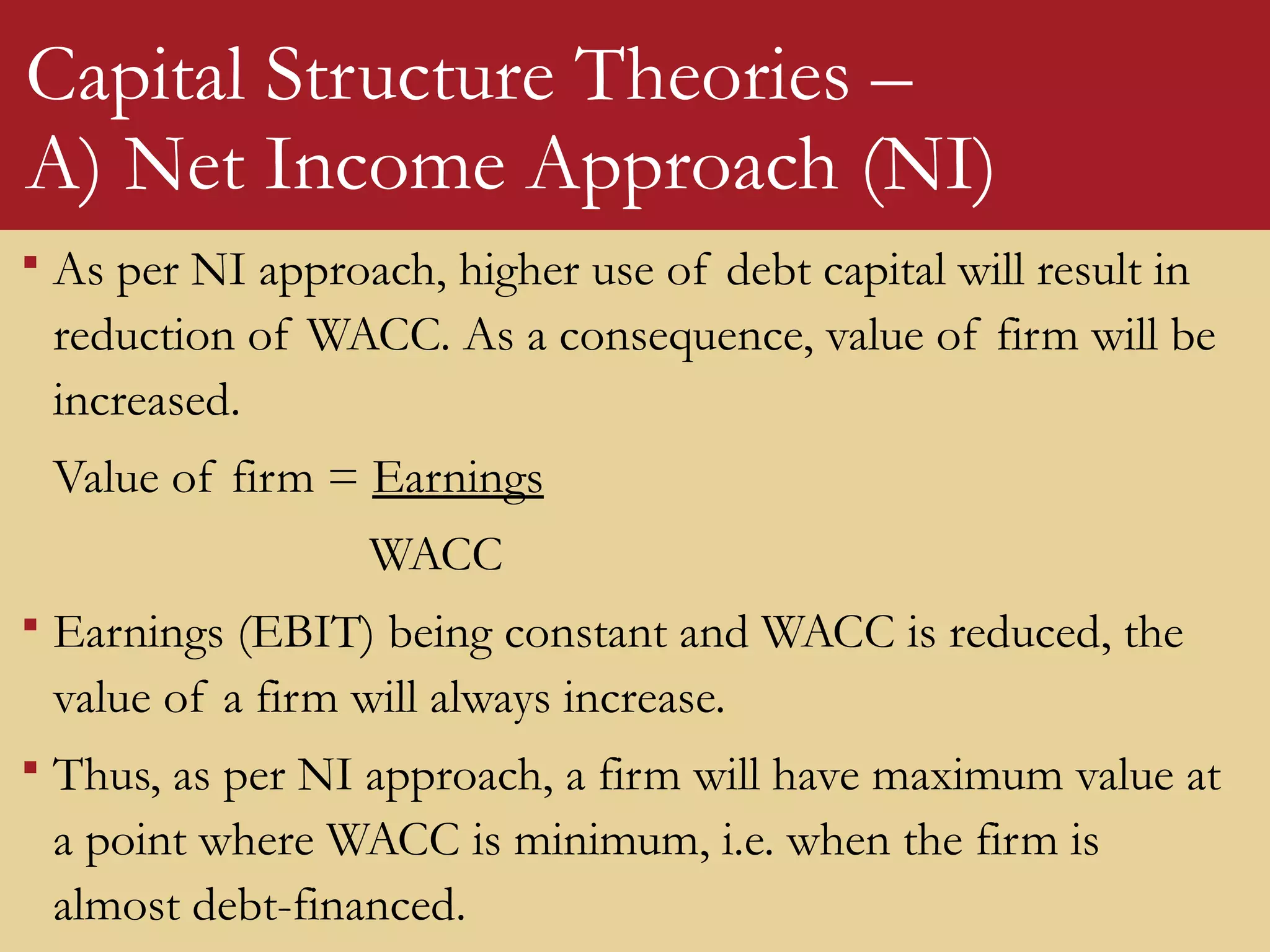 Capital Structure Theories | PPT