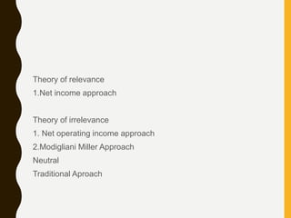 Capital structure theories | PPTX