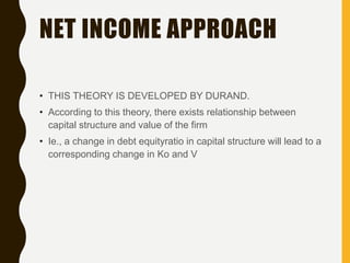 Capital structure theories | PPTX