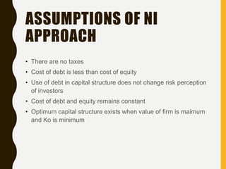 Capital structure theories | PPTX