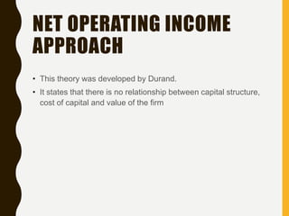 Capital structure theories | PPTX