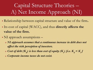 Capital Structure Theories Notes For BBA Students | PDF