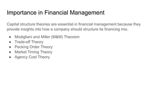 Capital Structure Theories and Approaches.pptx