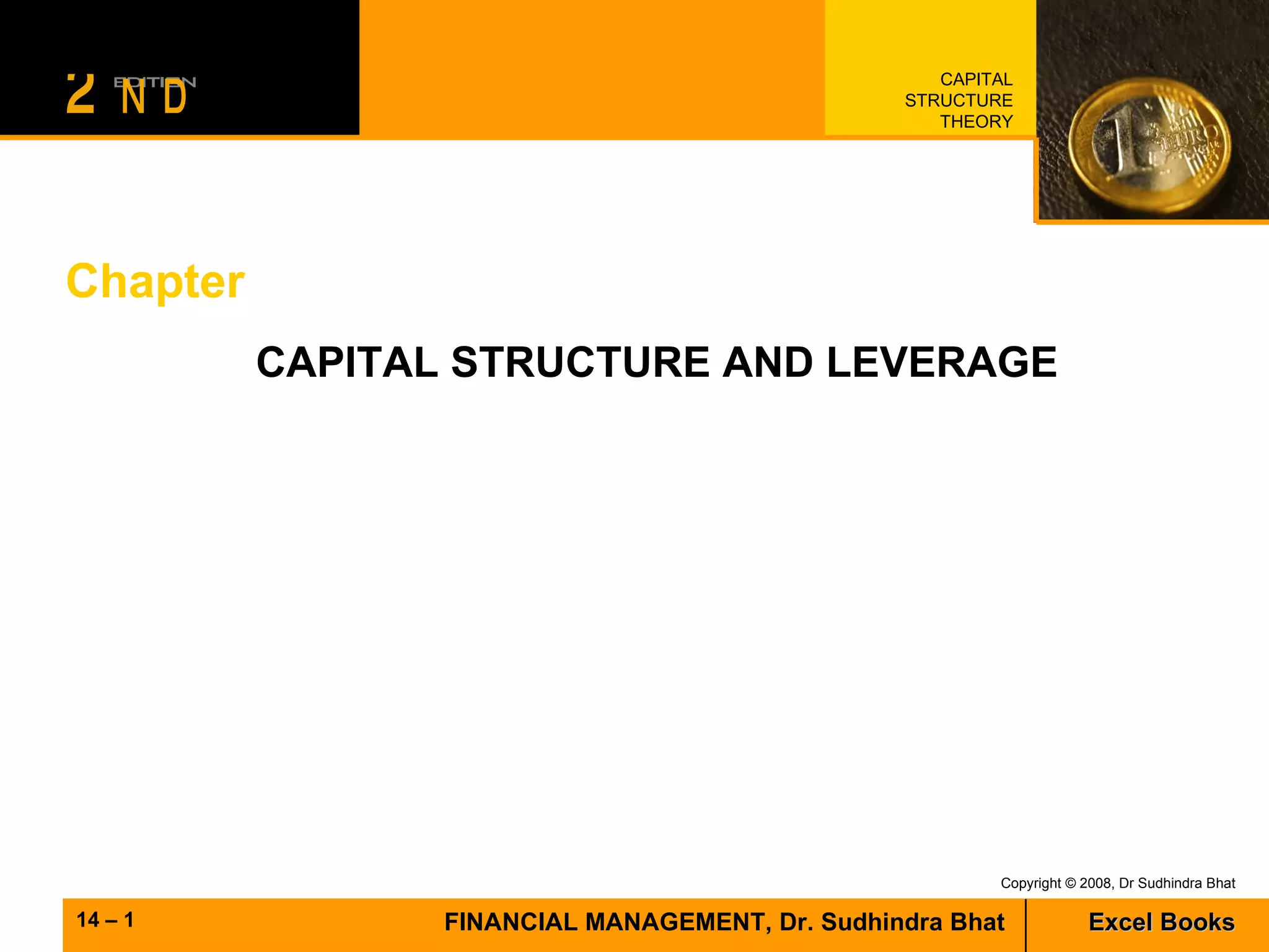 Capital Structure Theory | PPT