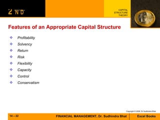 Capital Structure Theory | PPT