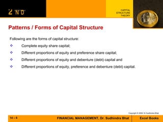 Capital Structure Theory | PPT