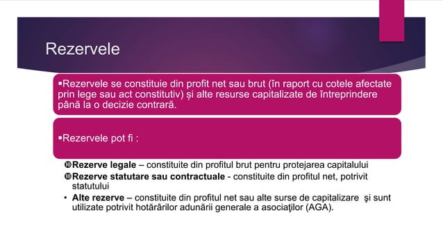 Capitalul propriu | PPTX