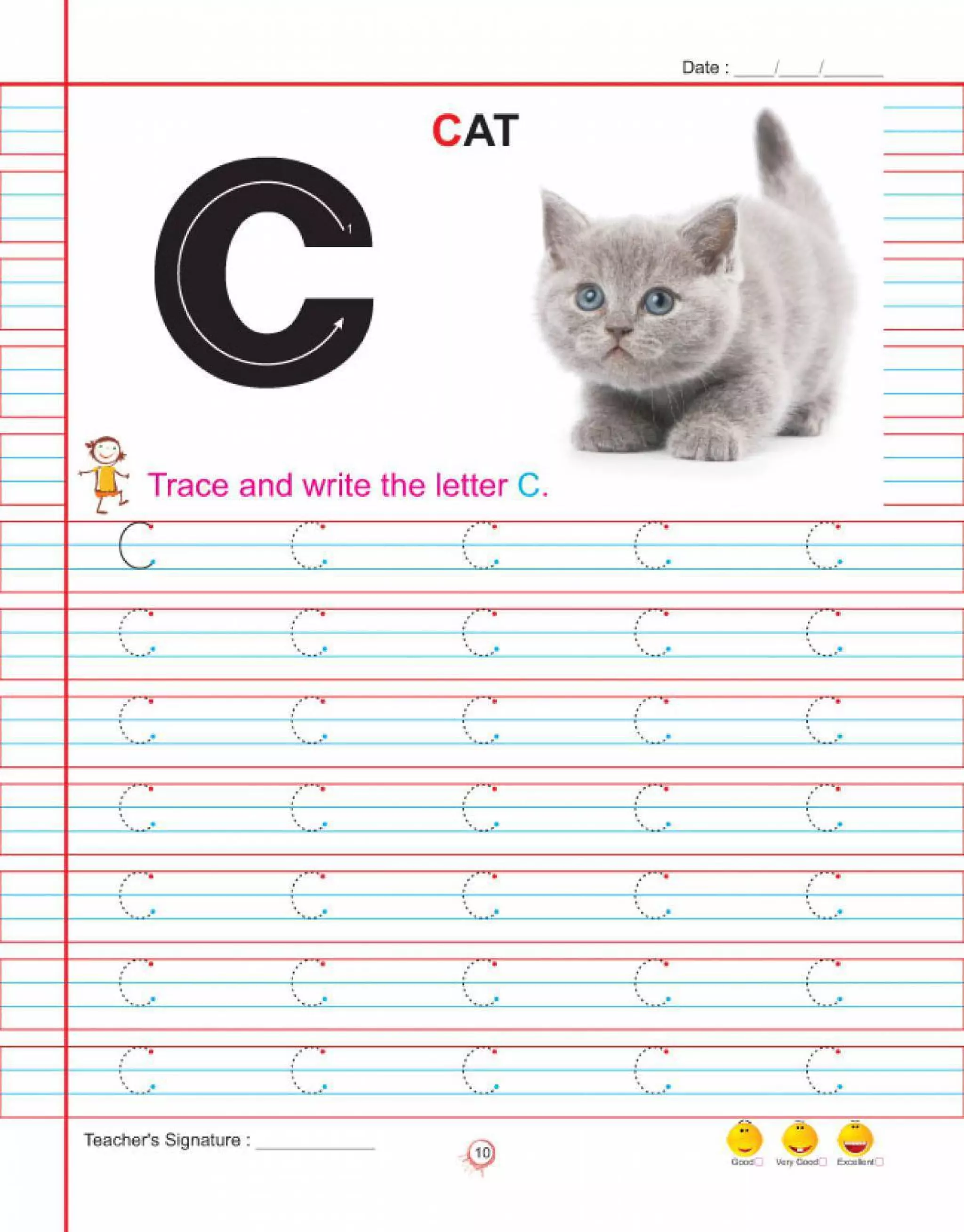Capital writing Class - Nursery | PDF