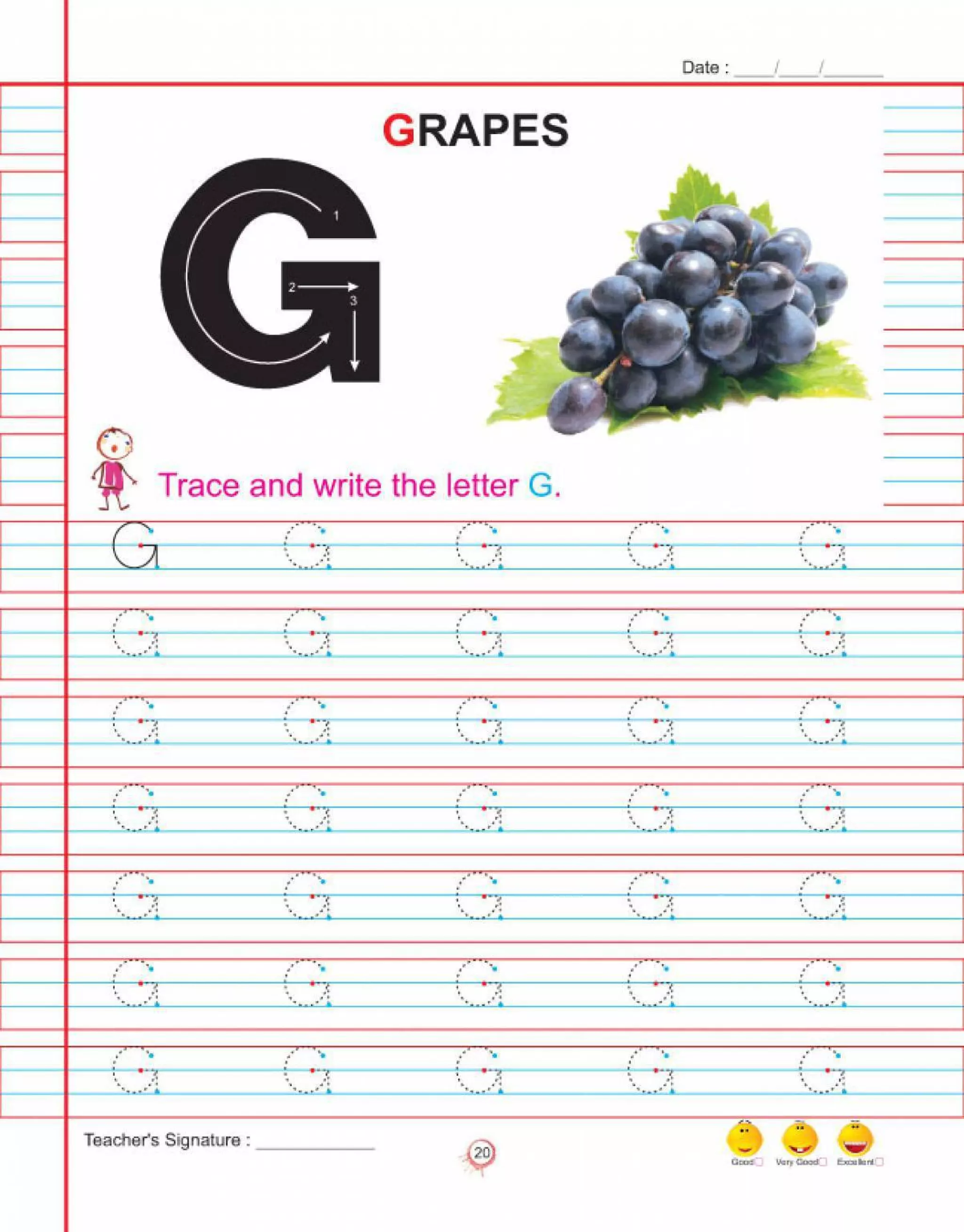 Capital writing Class - Nursery | PDF