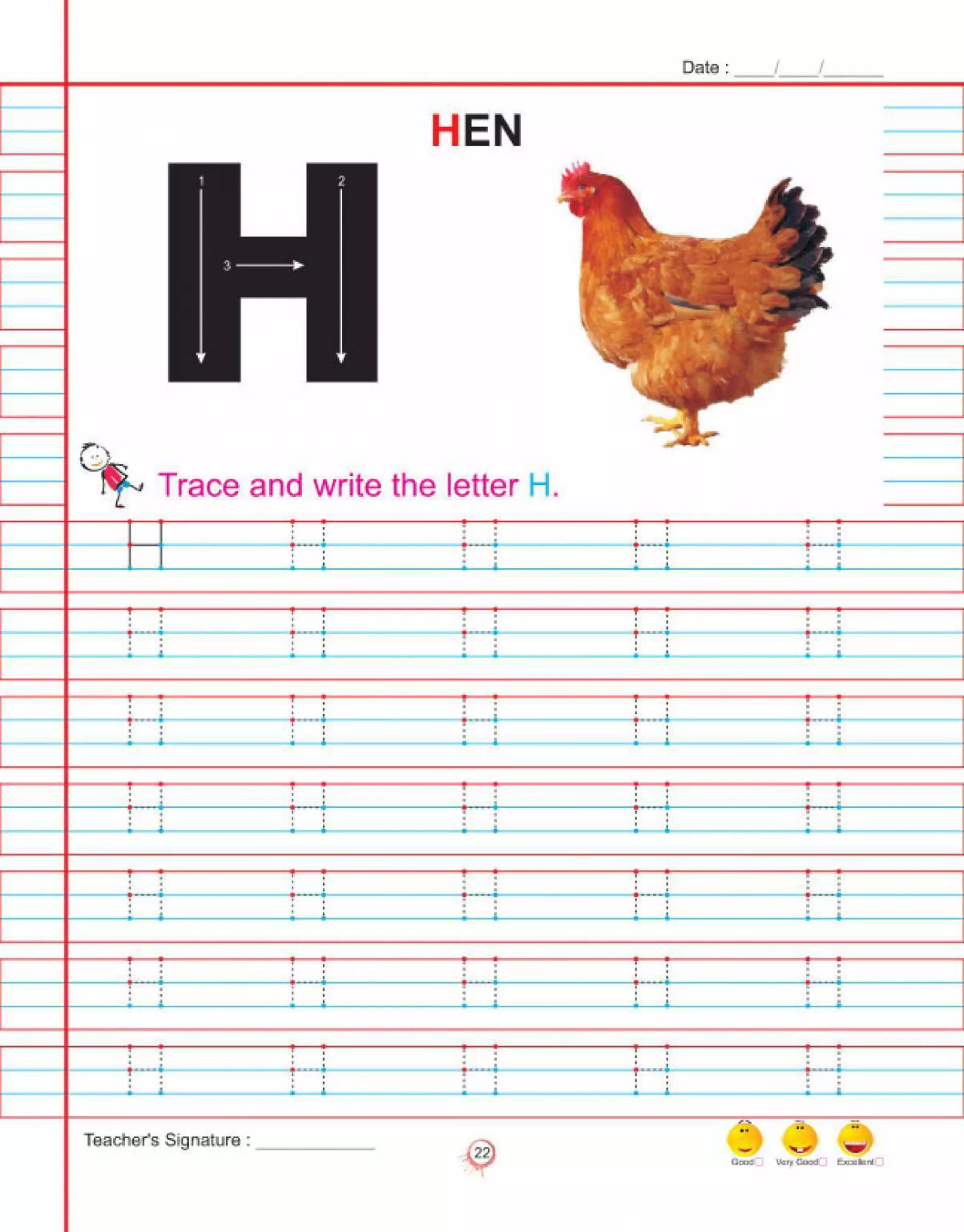 Capital writing Class - Nursery | PDF