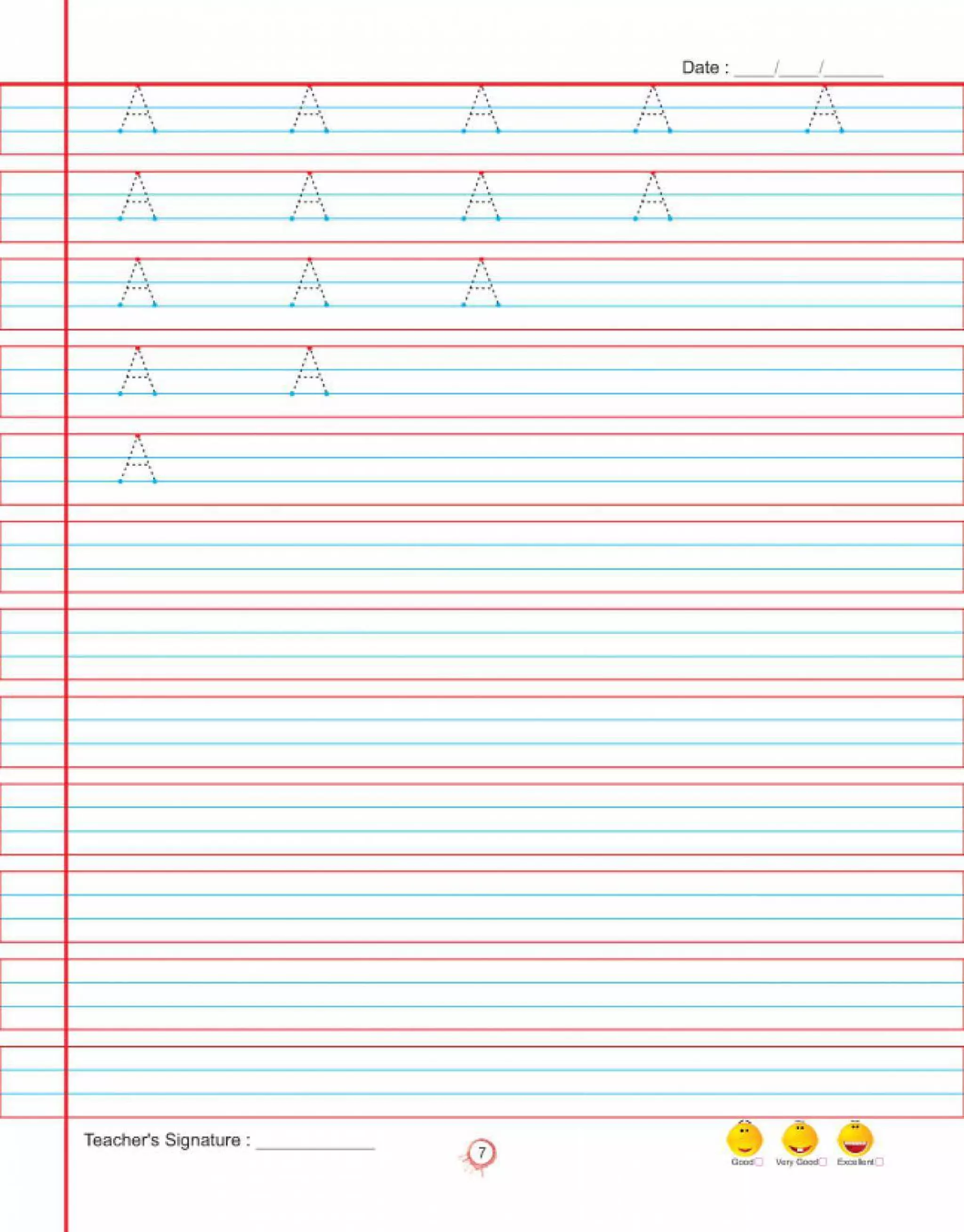 Capital writing Class - Nursery | PDF