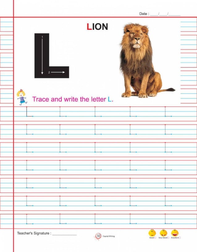 Capital writing Class - Nursery | PDF