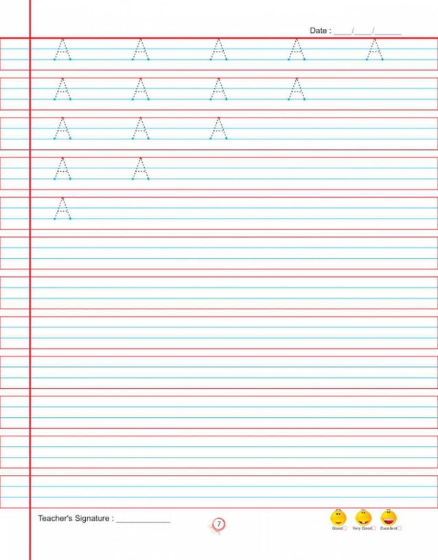 Capital writing Class - Nursery | PDF