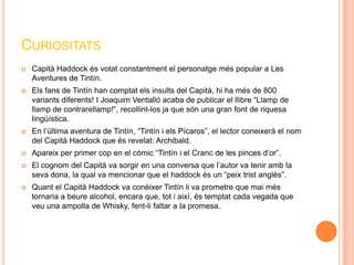 Capità haddock i personatges secundaris | PPT