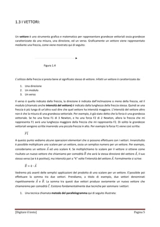 Introduzione al sistema ed al calcolo vettoriale | PDF