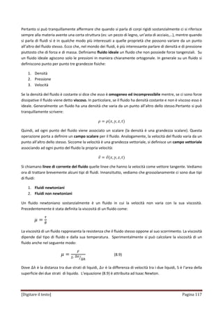 I fluidi | PDF