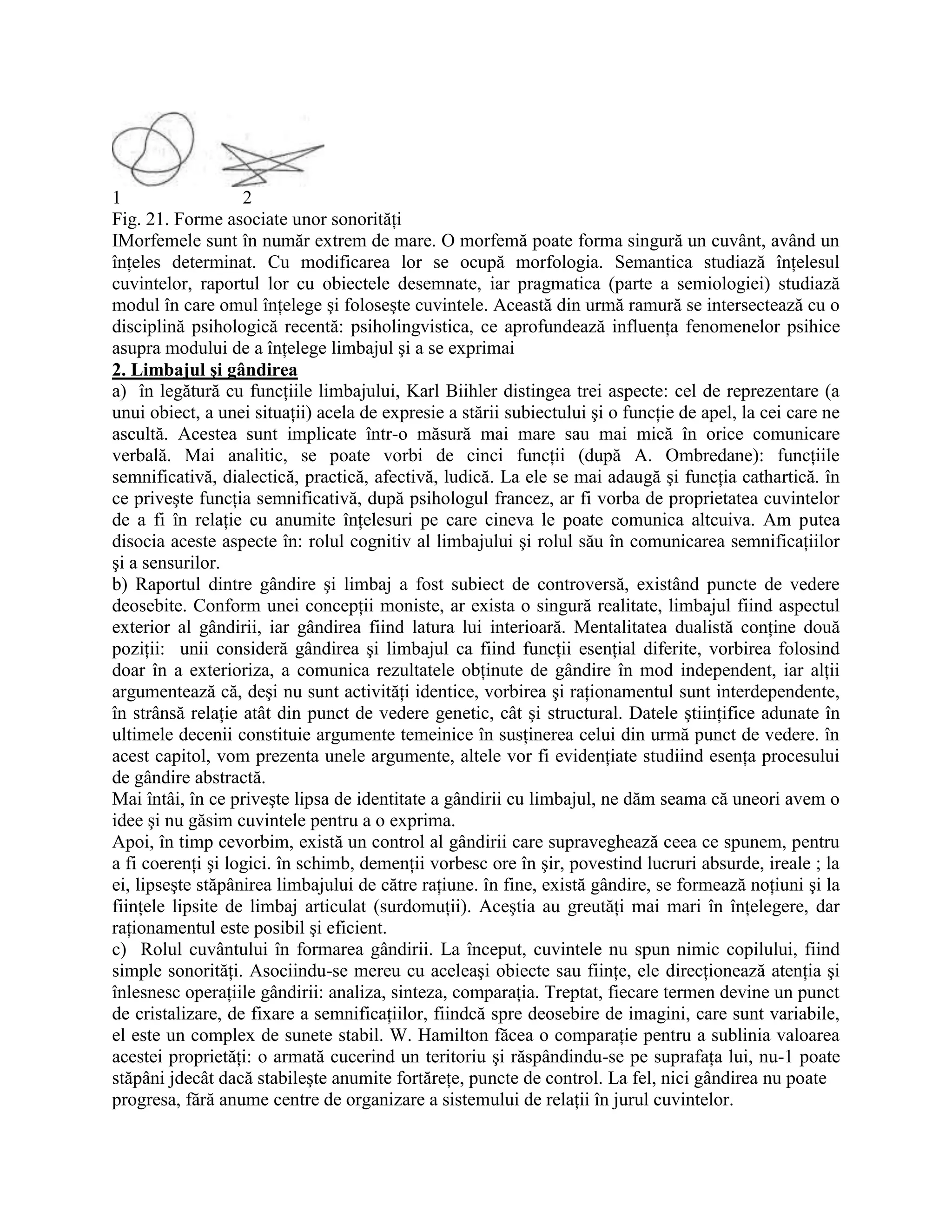 Capitolul xiv limbajul- cosmovici-psihologie generala | DOCX