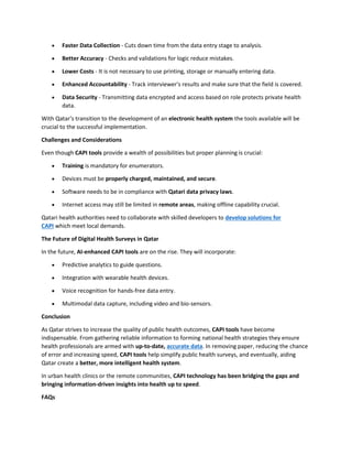 CAPI Tools - A New Era for Public Health Surveys in Qatar[1].pdf