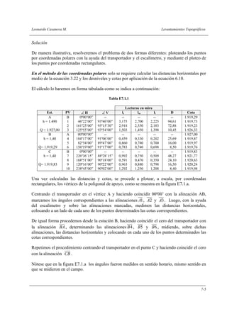 Capitulo 7 taquimetro curvas de nivel | PDF
