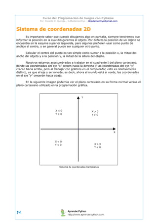 Intro PyGame Capitulo 1 | PDF