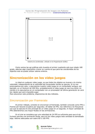 Intro PyGame Capitulo 1 | PDF