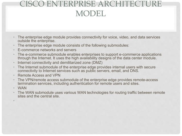 CCNA 4 Hierarchical Network Design | PPTX | Internet | Computing