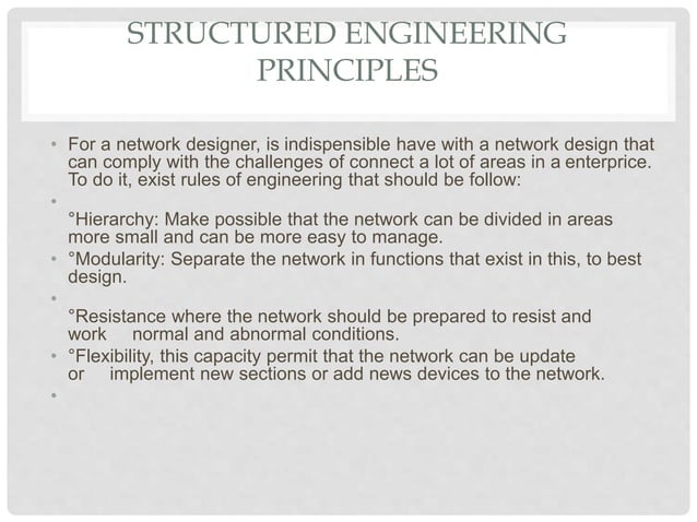 CCNA 4 Hierarchical Network Design | PPTX | Internet | Computing