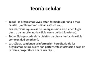 Capitulo 1 IntroduccióN A La Biologia Celular | PPTX