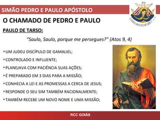 Capitulo 1 Simão Pedro e Paulo Apóstolo | PPT