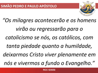 Capitulo 1 Simão Pedro e Paulo Apóstolo | PPT