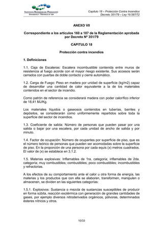 Capitulo 18 protección contra incendio | DOC