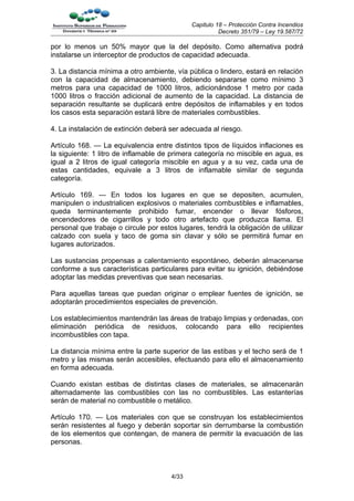 Capitulo 18 protección contra incendio | DOC
