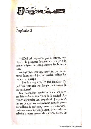 capitulo2.pdf aventuras de un niño de la calle. | PDF