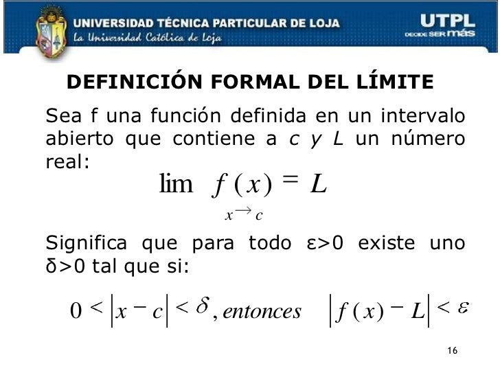Calculo I Limites y sus propiedades
