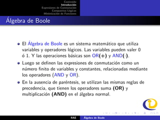 Algebra de Boole | PDF