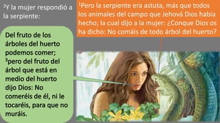 Estudio biblico de Genesis Capitulo 3 | PPTX