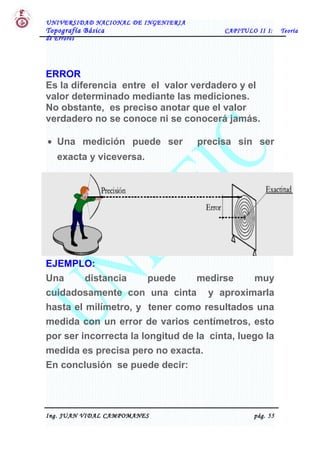 Capitulo 3 (teoria de errores) | DOC