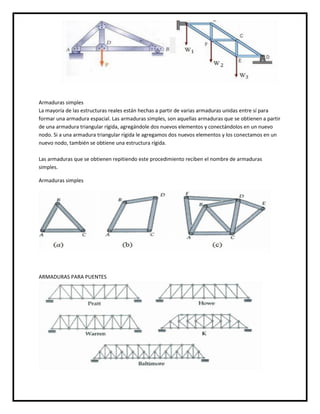 Capitulo 4 estructuras para Estática | PDF