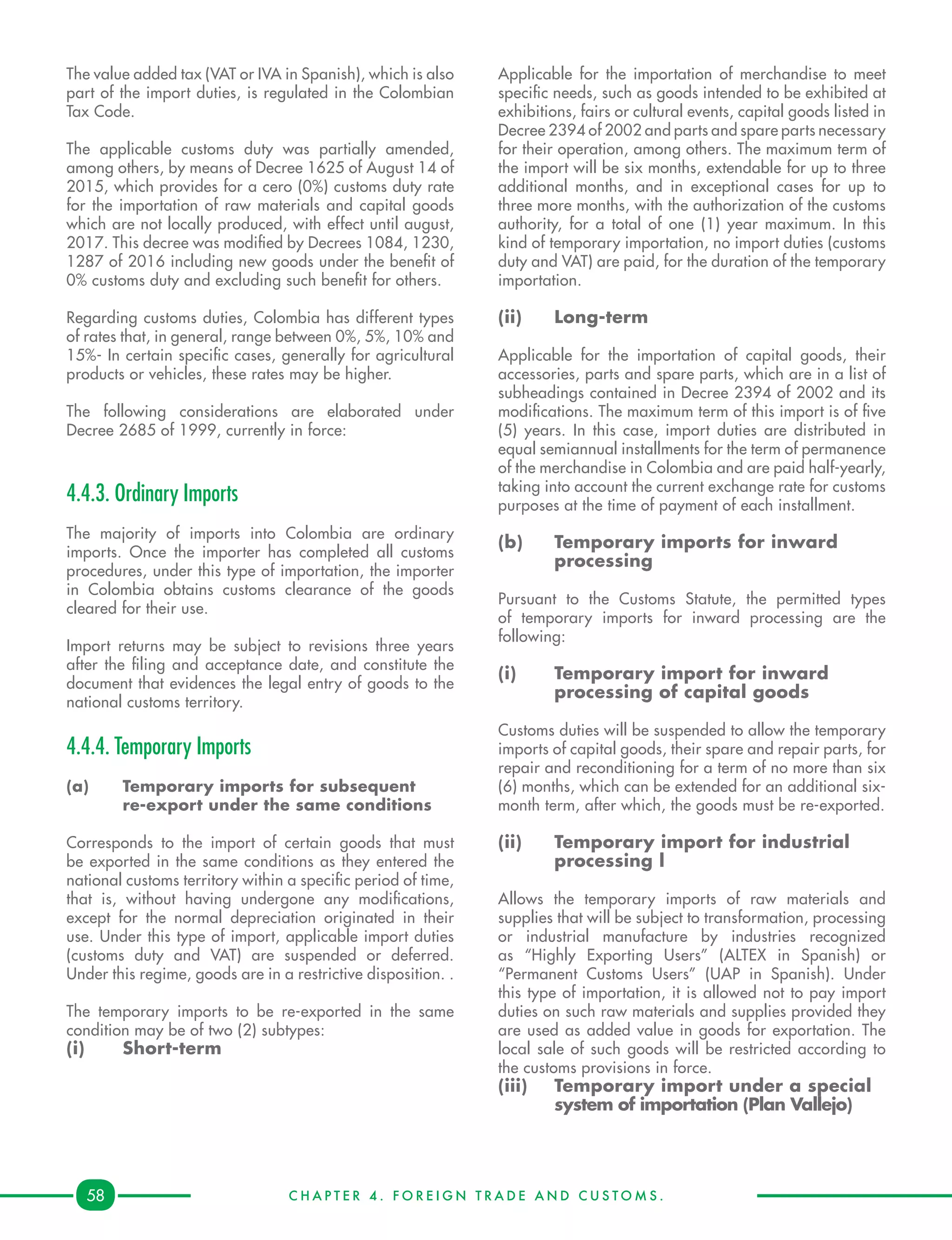 Foreign Trade and Customs in Colombia | PDF