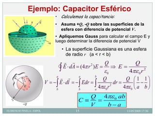 CAPACITORES: Física C-ESPOL | PDF