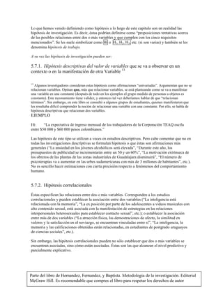 Capitulo 5 formulaciondehipotesis | PDF