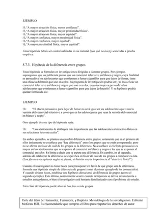 Capitulo 5 formulaciondehipotesis | PDF