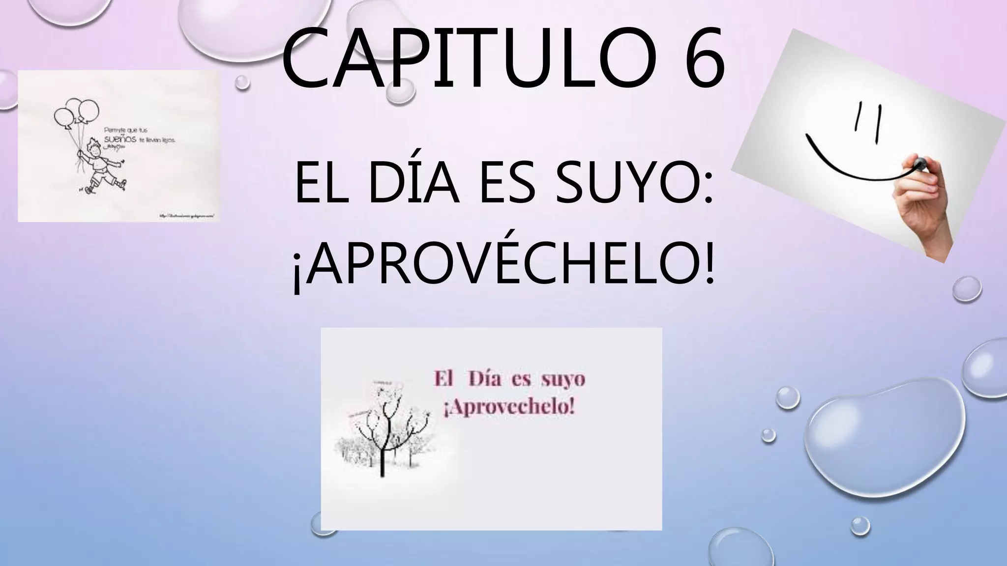 Capitulo 6 el día es suyo aprovechelo | PPT