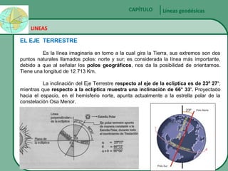 lineas geodesias | PPT