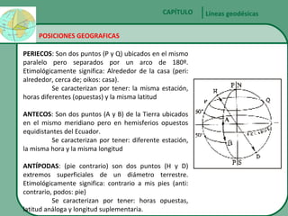 lineas geodesias | PPT
