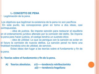 teoria de la pena profesor Alejandro godoy | PPTX
