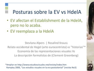 la amenaza fantasma, análisis del texto La cultura visual como fin de ...