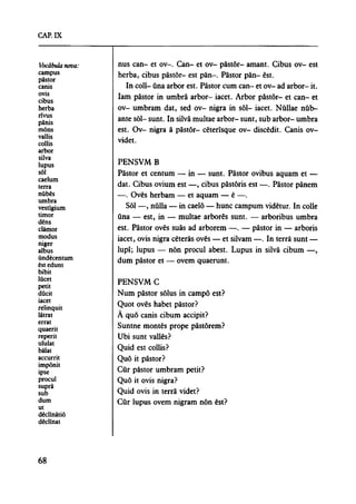 LLPSI - Capitulum ix - pastor et oves | PDF