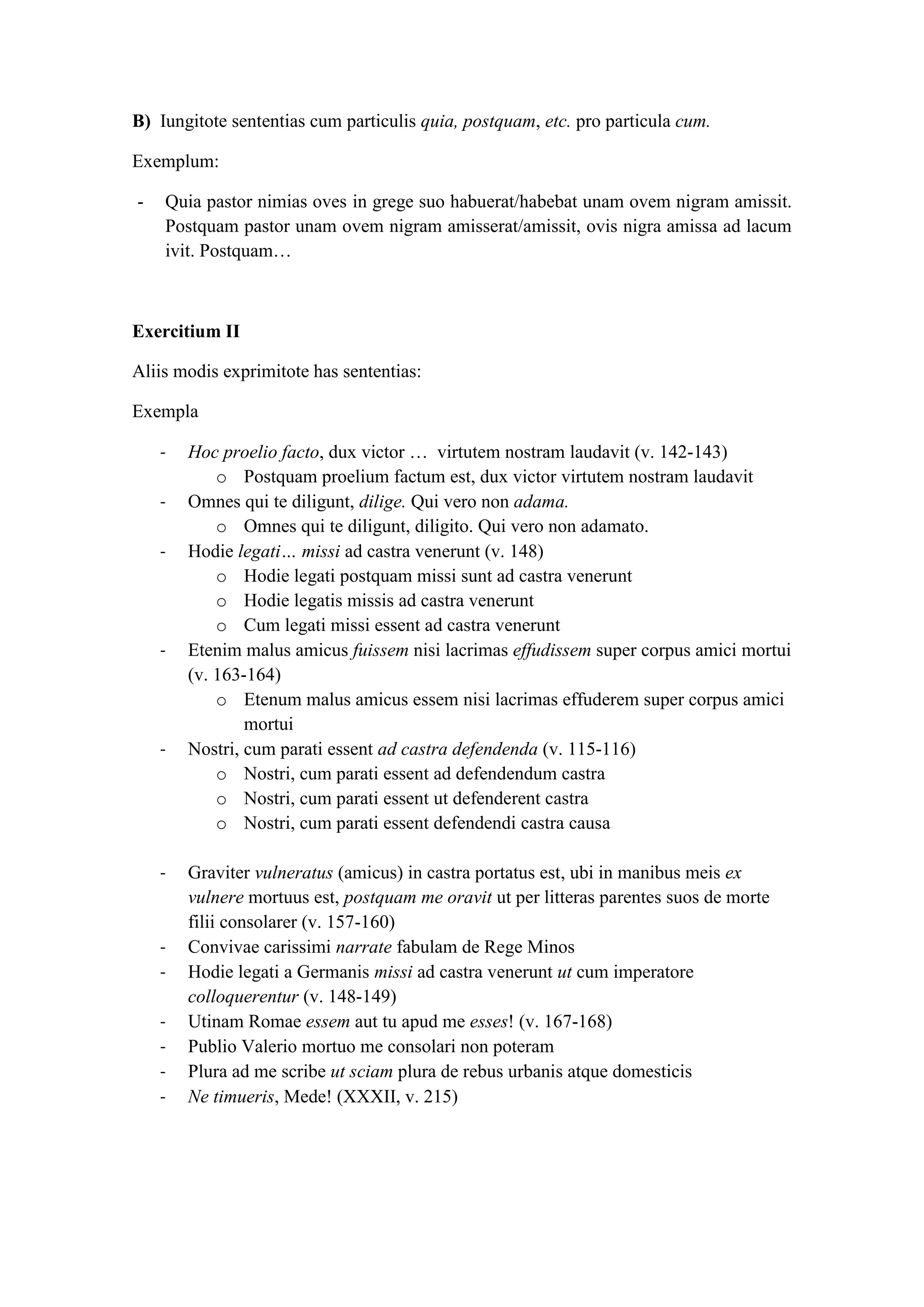 Capitulum XXXIII exercitia alia | DOCX